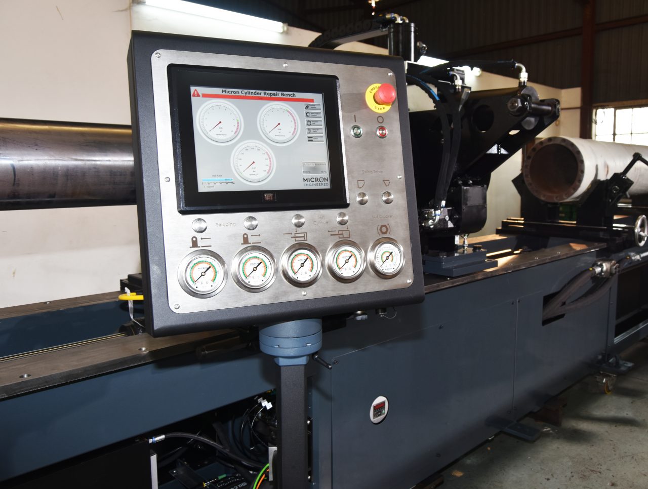 Hydraulic Cylinder Repair Benches | Micron Technologies